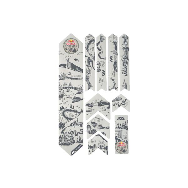 All Mountain Style オールマウンテンスタイル HONEYCOMB FRAME GUARD EXTRA フレームガード エクストラ レッドブルハードライン ダークグレーAMS フレームガード エクストラ