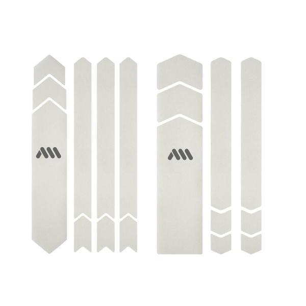 All Mountain Style オールマウンテンスタイル HONEYCOMB FRAME GUARD FULL フレームガード フル クリア/シルバーAMS フレームガード フル