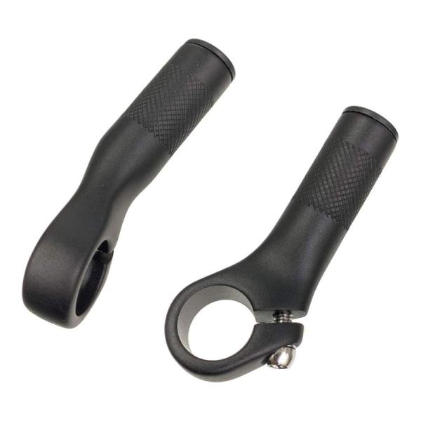 AKIVA (アキバ) アロイ ハンドル バーエンドバー 90mm ブラック BE-OTR-01