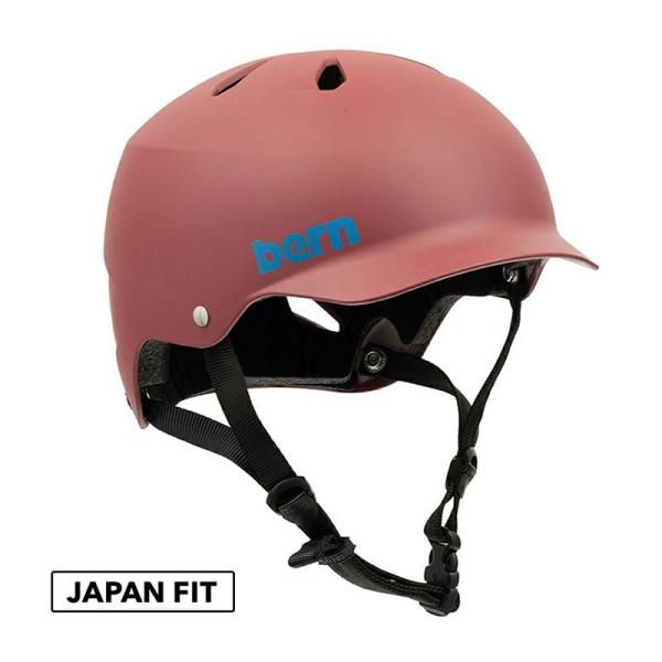 bern バーン WATTS ワッツ ヘルメット BEBM25 Matte Red (JAPAN FIT)圧倒的な人気を誇るツバ付きフォルムの定番ヘルメット