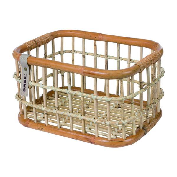 BASIL バジル GREEN LIFE RATTAN FRONT/REAR BASKET グリーンライフ ラタン フロント＆リア バスケット自然素材のラタン製バスケット