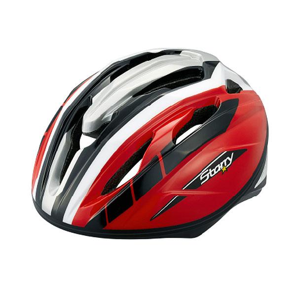 OGK KABUTO オージーケーカブト STARRY スターリー 子供用 ヘルメット アクティブレッド自転車 キッズ ヘルメット