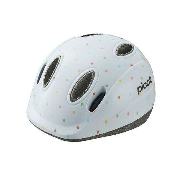 OGK KABUTO オージーケーカブト PICOT ピコット 子供用 ヘルメット ドロップホワイト自転車 キッズ ヘルメット