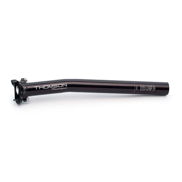 THOMSON トムソン MASTERPIECE SEATPOST セットバック 16mm アルミ シートポスト ブラックシートポスト