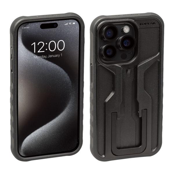 TOPEAK トピーク ライドケース iPhone 15 Pro用 単体 RideCase スマートフォンケーストピーク 自転車 スマートフォンケース