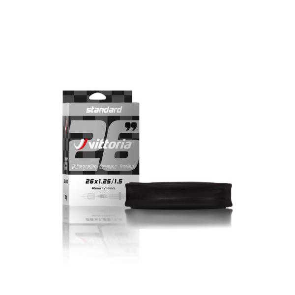 VITTORIA ヴィットリア スタンダードチューブ 仏式 700x20-28c バルブ長60mmインナーチューブ