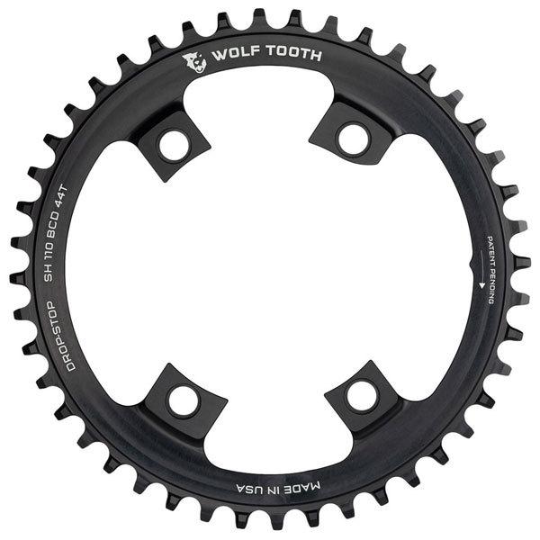 WOLF TOOTH ウルフトゥース 110 BCD 4 Bolt Chainring for Shimano GRX 44T/46Tチェーンリング