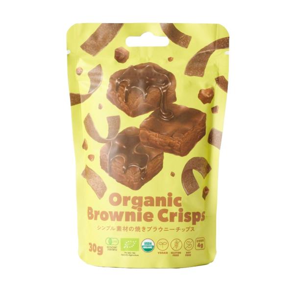 有機のココナッツの果肉とネクター、そしてカカオだけのシンプルレシピです◎ついつい食べちゃう甘いモノをオーガニックブラウニークリスプに替える。よりヘルシー＆ちゃんと満足。揚げずに焼いているので、罪悪感のないおやつとして最適！間食を健康的にした...