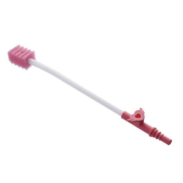 【介護用品：口腔スポンジ】特別セール！吸引器に繋いで使う吸引タイプのスポンジブラシ。つなぐ→拭く→吸い取るの簡単3ステップ。うがいができないかた方、歯がない方に最適です。