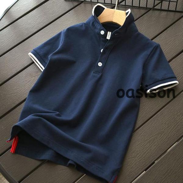 ■ 品名：キッズポロシャツ■ 素材：コットン+エラストマー■ カラー：全3色■ サイズ：110cm-160cm検索ワード：キッズ　ポロシャツ　子供　poloシャツ　女の子　男の子　tシャツ　 キッズ アメカジプリント 半袖　tシャツ　 ドラ...