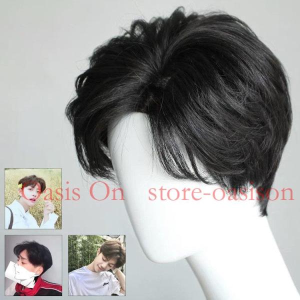 【品名】：メンズウィッグ【カラー 】：全3色【頭周り】：52-58CM【素材】：耐熱性ファイバー【産地】：中国*アジャスターでサイズを調整できます。検索ワード：ウィッグ ロング ショート　フルウィッグ 部分ウィッグ　つけ毛　グラデーション ...