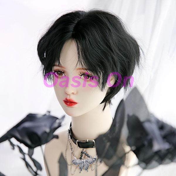 [ セット内容 ]ウィッグ/ヘアネット【※こちらの商品は、個人差等ございますので、商品ご到着後、お客様ご自身より手くしやカット等多少の調節が必要な場合もございます。】「記載のないアクセサリー　小物等は付属しません」[ カラー ]ブラック[ ...