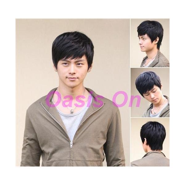 [ 商品名 ]メンズウィッグ男性用人毛ウィッグ フルウィッグ ウィッグ 耐熱かつら 男性用人毛ウィッグ ナチュラルレイヤー 療用かつら 日常用 大ネット付き