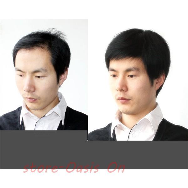 [ 商品名 ]人毛ウィッグ 男性用かつら 用かつら 日常用かつら 人毛かつら パパ メンズヘア ショートフルウイッグ 男性用かつら メンズウィッグ 父の日 プレゼント   黒ネット付