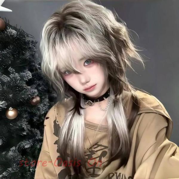 [ セット内容 ]ウィッグ/ヘアネット【※こちらの商品は、個人差等ございますので、商品ご到着後、お客様ご自身より手くしやカット等多少の調節が必要な場合もございます。】「記載のないアクセサリー　小物等は付属しません」[ カラー ]ブラウン*ベ...