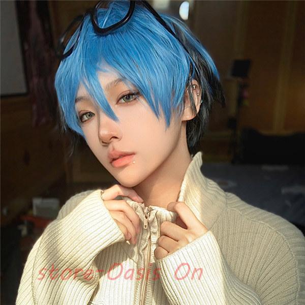 [ セット内容 ]ウィッグ【※こちらの商品は、個人差等ございますので、商品ご到着後、お客様ご自身より手くしやカット等多少の調節が必要な場合もございます。】「記載のないアクセサリー　小物等は付属しません」[ カラー ]ブルー[ 素材 ]高温耐...