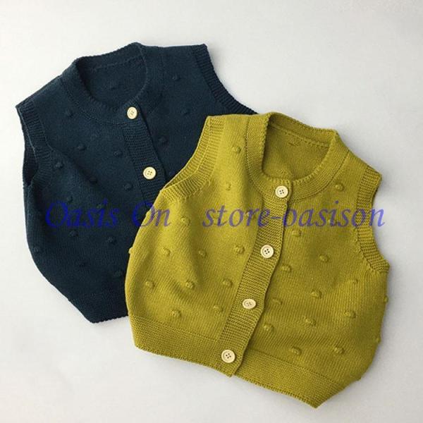 ■ 品名：キッズベスト■ 素材：ニット ■ カラー：全2色■ サイズ:80-130検索ワード：ニットベスト キッズニットベスト カジュアル 洗える 家庭洗濯OK ウール混 春秋秋冬  前開き Vネック ニット ベスト 天竺 無地 ボタンフロ...