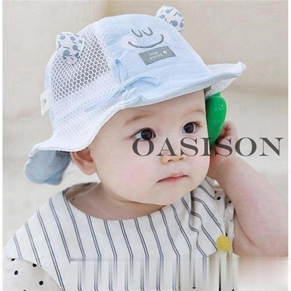 帽子 赤ちゃん 子供 レディース 秋 春 夏 カジュアル ゆったり メッシュ つば広 紫外線 uvカット 個性的 可愛い ラッシュガード  ファション 日よけ参考サイズ：44：頭周り40-44cm「0-6ヶ月」46：頭周り42-46cm「４...