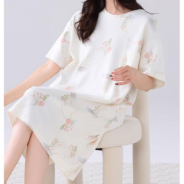 ■品名：妊婦用パジャマ■素材：綿■カラー：全9色■サイズ：M-XXL■季節：春、夏検索キーワード：マタニティ パジャマ ホームウェア 授乳服 妊婦服 マタニティ パジャマ　ナイティセット 半袖　長袖 長そで 授乳服 妊婦服 マタニティー産前...