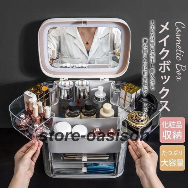 丈夫な材質を採用し耐久性も兼ね備えた化粧品収納ケースです整理しやすくて、忙しい朝もメイク用品を探す事無く スムーズに使用する事ができます。コスメやメイク道具といった化粧品を始めジュエリーやアクセサリーといった小物の収納に適しています。【ご注...