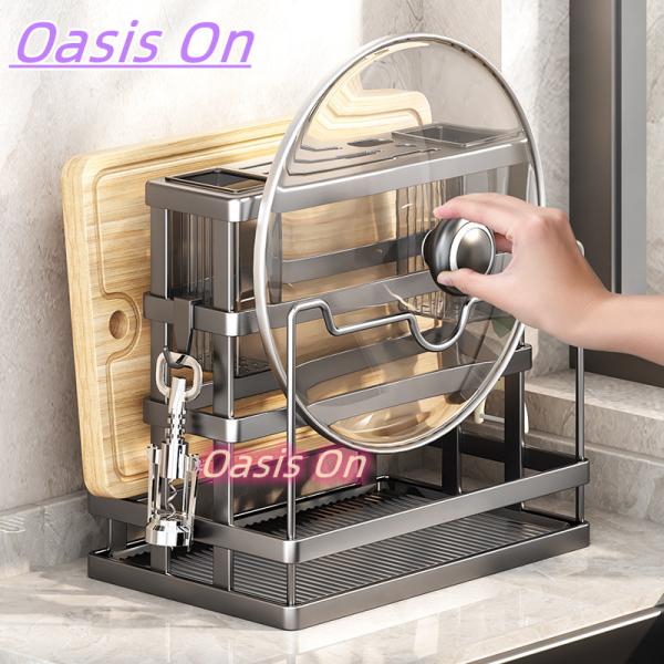 ■品名：包丁スタンド ■素材：304ステンレス■サイズ：写真参考【ご注意】※サイズ詳細は素人採寸ですので、若干の誤差がある場合がございます。※画面上の色はブラウザやディスプレイの設定等により実物と多少異なる場合がございます。●初期不良の場合...