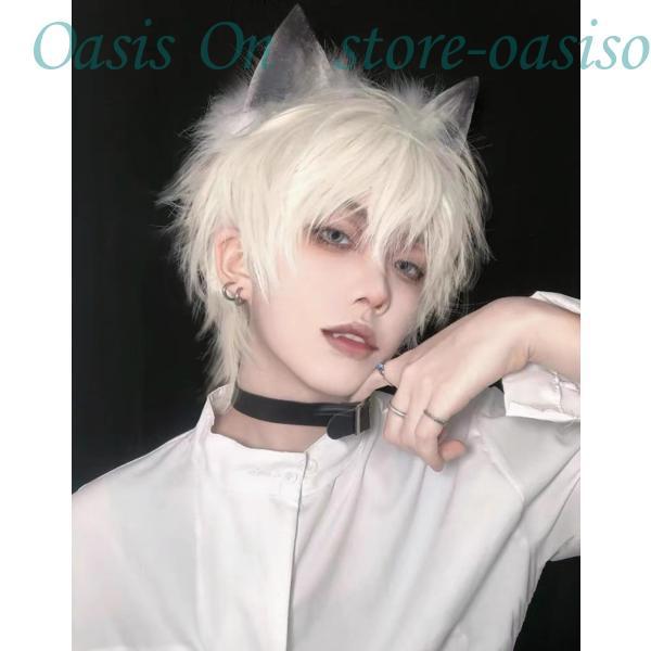 [ セット内容 ]ウィッグ/ヘアネット【※こちらの商品は、個人差等ございますので、商品ご到着後、お客様ご自身より手くしやカット等多少の調節が必要な場合もございます。】「記載のないアクセサリー　小物等は付属しません」[ 素材 ]高温耐熱ファイ...