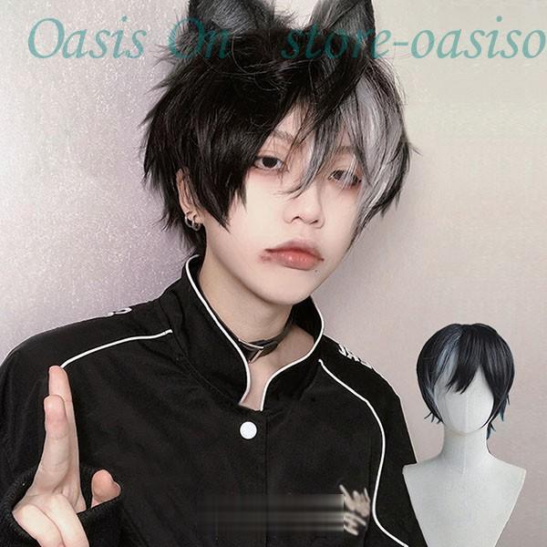 [ セット内容 ]ウィッグ/ヘアネット【※こちらの商品は、個人差等ございますので、商品ご到着後、お客様ご自身より手くしやカット等多少の調節が必要な場合もございます。】「記載のないアクセサリー　小物等は付属しません」[ カラー ]ブラック×ホ...