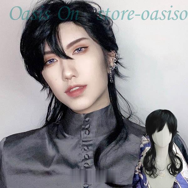 [ セット内容 ]ウィッグ/ヘアネット【※こちらの商品は、個人差等ございますので、商品ご到着後、お客様ご自身より手くしやカット等多少の調節が必要な場合もございます。】「記載のないアクセサリー　小物等は付属しません」[ カラー ]ブラック[ ...