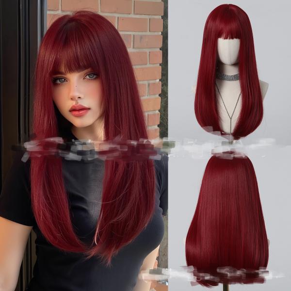 [ セット内容 ]ウィッグ/ヘアネット【※こちらの商品は、個人差等ございますので、商品ご到着後、お客様ご自身より手くしやカット等多少の調節が必要な場合もございます。】「記載のないアクセサリー　小物等は付属しません」[ 素材 ]高温耐熱ファイ...