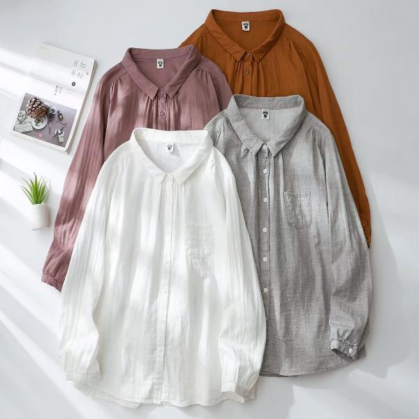 カラー：写真参照サイズ（CM） M: 着丈64　バスト114　肩幅42　袖丈54L : 着丈66　バスト120　肩幅43　袖丈56※サイズは人の手によって測っているため、1-3cmの誤差がある場合がございます。予めご了承下さいませ。素材 綿...