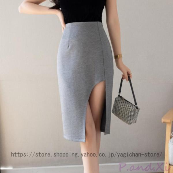 Point１：スカートーー単品販売。?Aラインのディザインとミディアム丈の組み合せは、女の美しい姿を完璧的に表示されますよ。?シンプルでありながら飽き来なく、足や腰を美しく魅せ、女性らしい魅力を引き上げます。?デザインは、働くことを前提に作...
