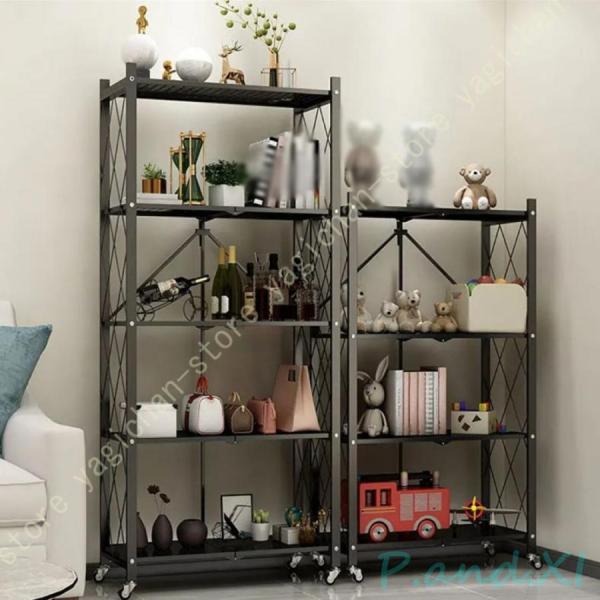 製品仕様製品名：キッチンワゴン材質：炭素鋼カラー：ホワイト、ブラック　【便利な収納カート】弊社のキッチンワゴンはとても便利な収納用品です。様々な道具や雑貨などの小物収納できます。収納スペースは大きく、種類ごとにまとめて整理や収納分類がしやす...