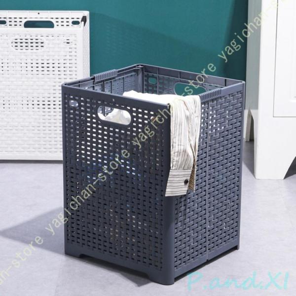家庭用ランドリーバスケット中空の汚れた衣類バスケット家庭用収納バスケット。この収納バスケットを使用して、汚れた衣服、その他のアイテムを保管できます。長期間使用できます。    あなたとあなたの家族の衣類を簡単に収納できる大容量で、利便性をも...