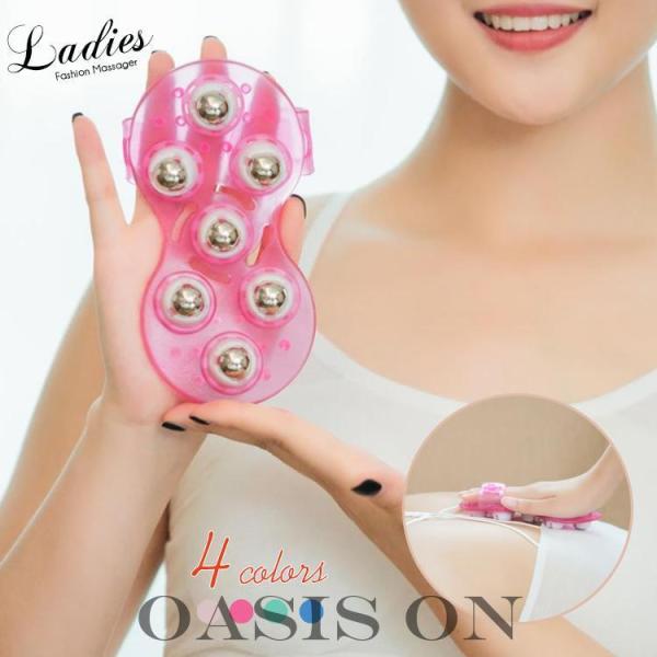 商品名リンパ マッサージローラー 手のひらタイプ  グッズ オイル ジェル 浮腫 むくみ 口コミ セルライト ダイエット シェイプ ボディローラー 肩こり 背中 お腹 素材:（本体）エラストマー （球受け） ポリアセタール （球） ステンレ...