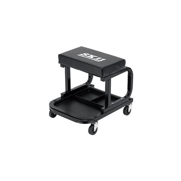 送料無料 椅子 作業台 自動車作業 自動車整備 SK11 ローラーシート SRS-102B 藤原産業