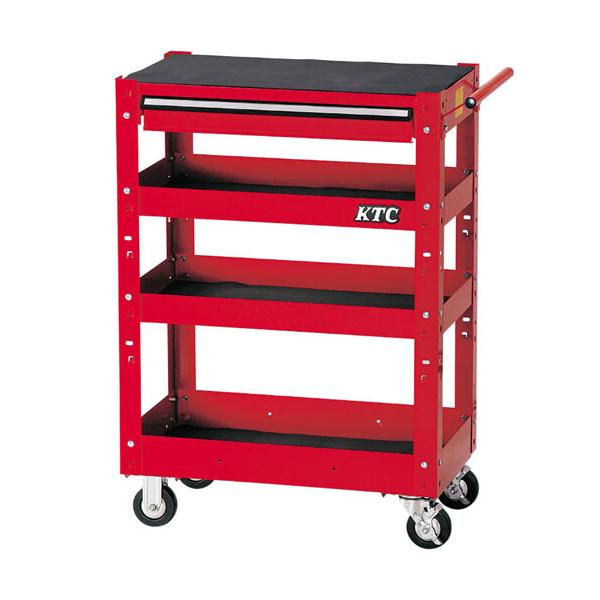送料無料 KTC SKセール ストレージ ガレージワゴン 整備 プロ向け ツールワゴン SKX2704ST4 京都機械工具 ガレージワゴン レッド SKX2704ST4 KTC 4段1引出し