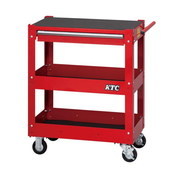 送料無料 KTC SKセール ストレージ ガレージワゴン 整備 プロ向け ツールワゴン SKX2613ST4 後継 ガレージワゴン レッド SKX2613ST5 KTC 3段1引出し