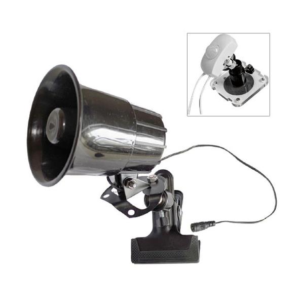 送料無料 わんわん 防犯対策 防犯 防犯ホーン 防犯センサー センサーホーン 犬の鳴き声 犬の声 防獣用 センサーホーン クリップ式 EDCL-24HO EIGER（アイガーツール） 24時間センサー 熊対策 犬鳴きホーン