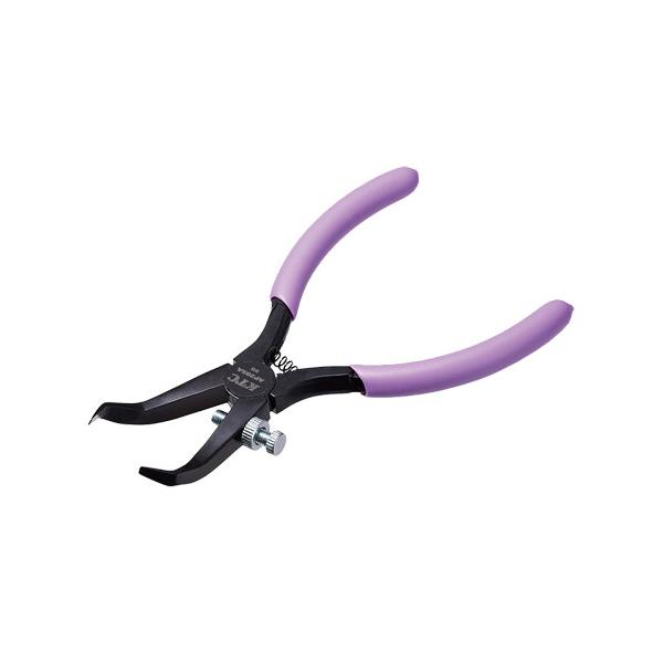 送料無料 KTC 京都機械工具 プライヤー 手作業工具 車 自動車 クリップ取り外し 工具 クリップクランププライヤ 30度 AP205A KTC