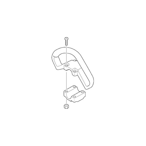 マキタ makita 草刈機用 刈払機用 草刈機用 純正部品 ループハンドルセット 充電式草刈機 MUR190LDRG/MUR190LDZ/MUR191LDRG/MUR191LDZ/用 マキタ(makita)