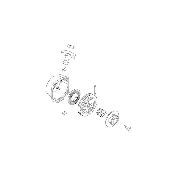 送料無料 やまびこ YAMABIKO 純正部品 刈払機用 部品 パーツ リコイルスターターアッセンA エコー(echo) 肩掛式刈払機 CT24E/CT24EL/CT24TE/CT24TEL用 やまびこ