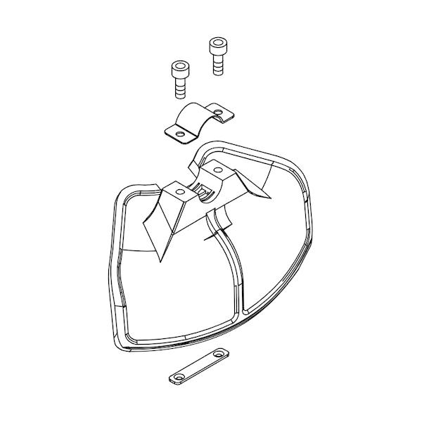 送料無料 やまびこ YAMABIKO 純正部品 草刈り機用 刈払い機用 刈り払い機用 消耗部品 飛散防護カバーH 新ダイワ(shindaiwa) 肩掛式刈払機 RA220-S2AY/RA220-S2BY/RA220-SUAY/RA220-S...