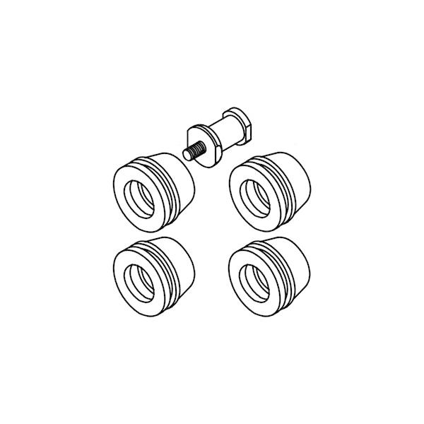 送料無料 やまびこ YAMABIKO チェンソー用 純正部品 消耗部品 防振ゴム ダンパセットCF 新ダイワ(shindaiwa) チェンソー E2050D/E2050DS/E2050GD/E2050GDS用 やまびこ【メール便可】