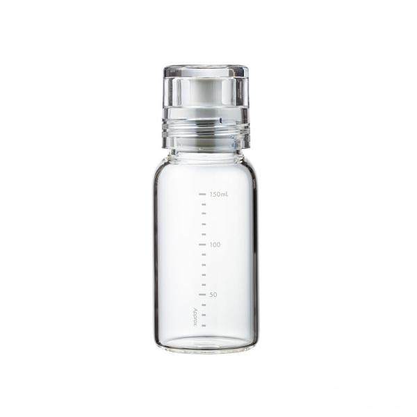 HARIO(ハリオ) ドレッシングボトルスリム 150ml 熱湯使用可能 ペールグレー DBSN-150-PGR ・【作る】オリジナルのドレッシングを作って、ボトルに保存できます。中身が見えるガラス製で、料理の気分も高まります。・【商品詳細...