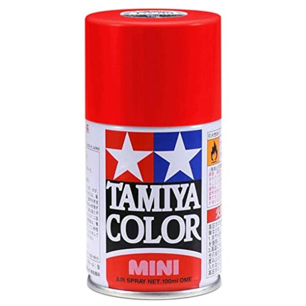 タミヤ(TAMIYA) スプレー TS-49 ブライトレッド 模型用塗料 85049 ・※表示されている色は近似色です。実際の塗装色とは異なる場合があります。・合成樹脂塗料・手頃な量とサイズで使いやすいスプレーカラー・正味量:100ml・用...