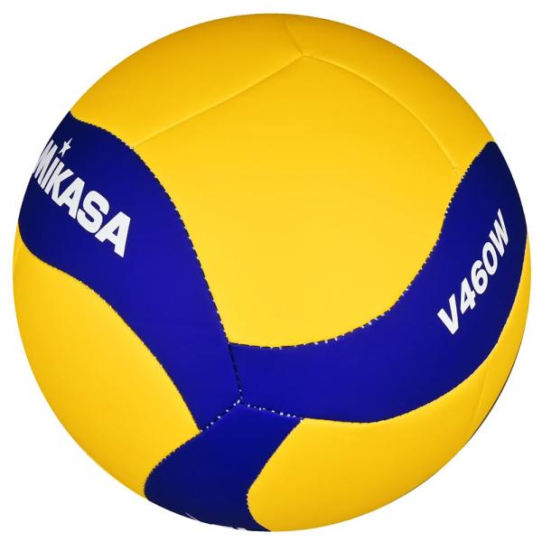 ミカサ(MIKASA) バレーボール レクリエーション レジャー用 4号 V460W (中学生・ママさん) イエロー/ブルー 推奨内圧0.200-0.250(kgf/?) ・4号（中学生・婦人用）・マシーンステッチならではの柔らかな感触と衝...