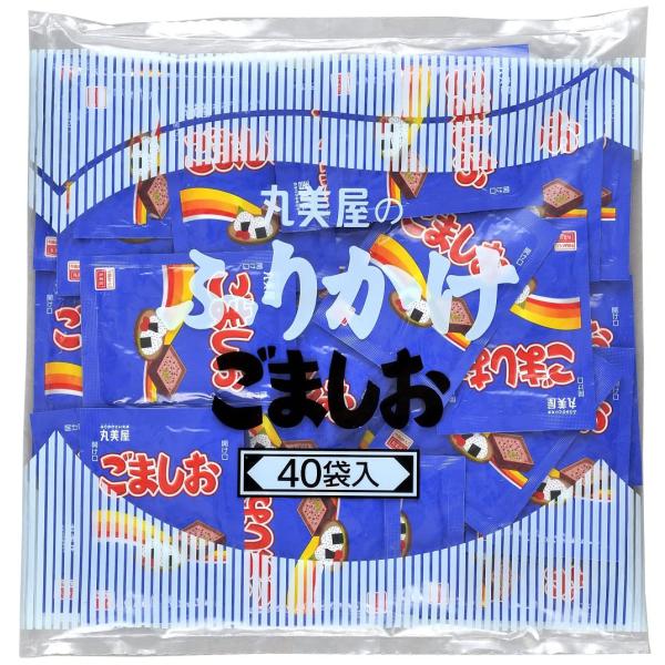 丸美屋フーズ ふりかけ ごましお 業務用 (2.0g×40食入) ・内容量:2.0g×40個・原材料:胡麻、食塩、澱粉、海藻カルシウム、調味料(アミノ酸等)・商品サイズ(高さ×奥行×幅):20mm×243mm×232mm