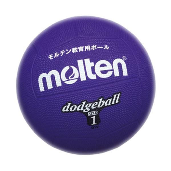 モルテン ゴムドッヂ 1号(紫) D1V ・ゴム製ドッチボール1号球/小学校低学年用・円周 57~59cm・小学校の低学年を対象とした、モルテン教育用ゴムドッチボールです。・直径 (約)18cm・重量 230~250g