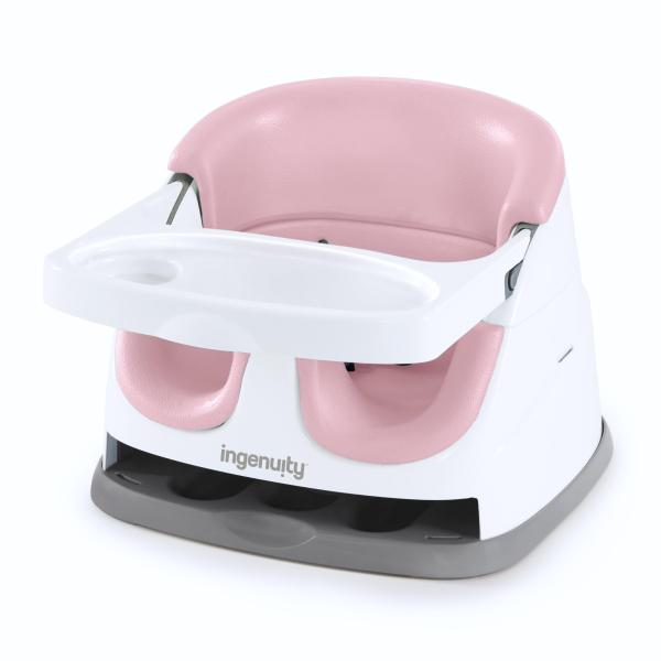 インジェニュイティ(Ingenuity) Baby Base ベビーベース ピオニーピンク (16726) ・トレイもそのまま洗うことができるので、清潔に保つことができます。カップホルダーのついたトレイは、使用しない時は本体に収納することが...