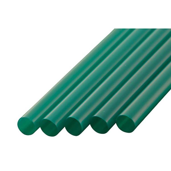 シバセ工業 575わらおストロー シェイク用 ストレート 口径8mm×21cm 包装なし 300本入 緑 日本製 ・原産国:日本・口径：約8mm×長さ21cm(1本あたり）・材質:PP
